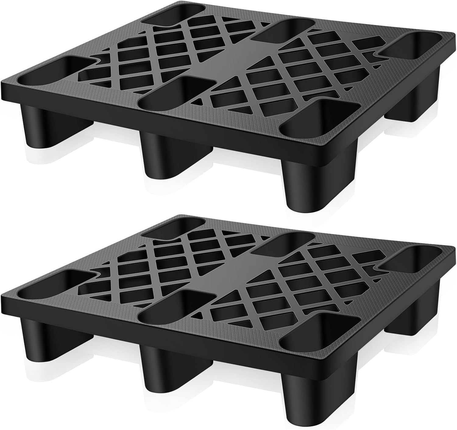 Heavy Duty Plastic Pallets for Basement 25 x 28.7 x 5.7 Inch Waterproof ...