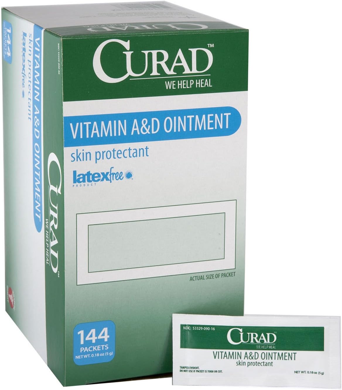 Amazon.com: Medline Curad A&D Ointment, 144 Count : Health & Household