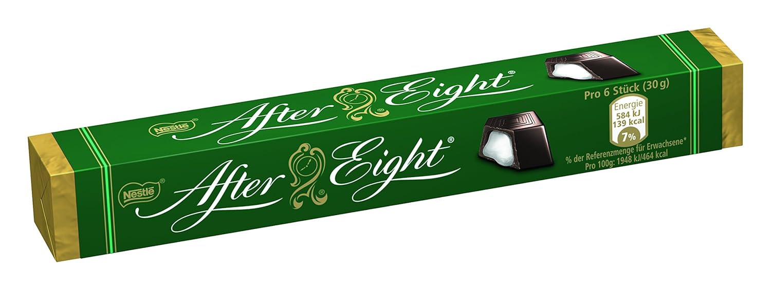Nestle After Eight Dark Chocolate with Peppermint, 60g Each (Pack of 2 ...