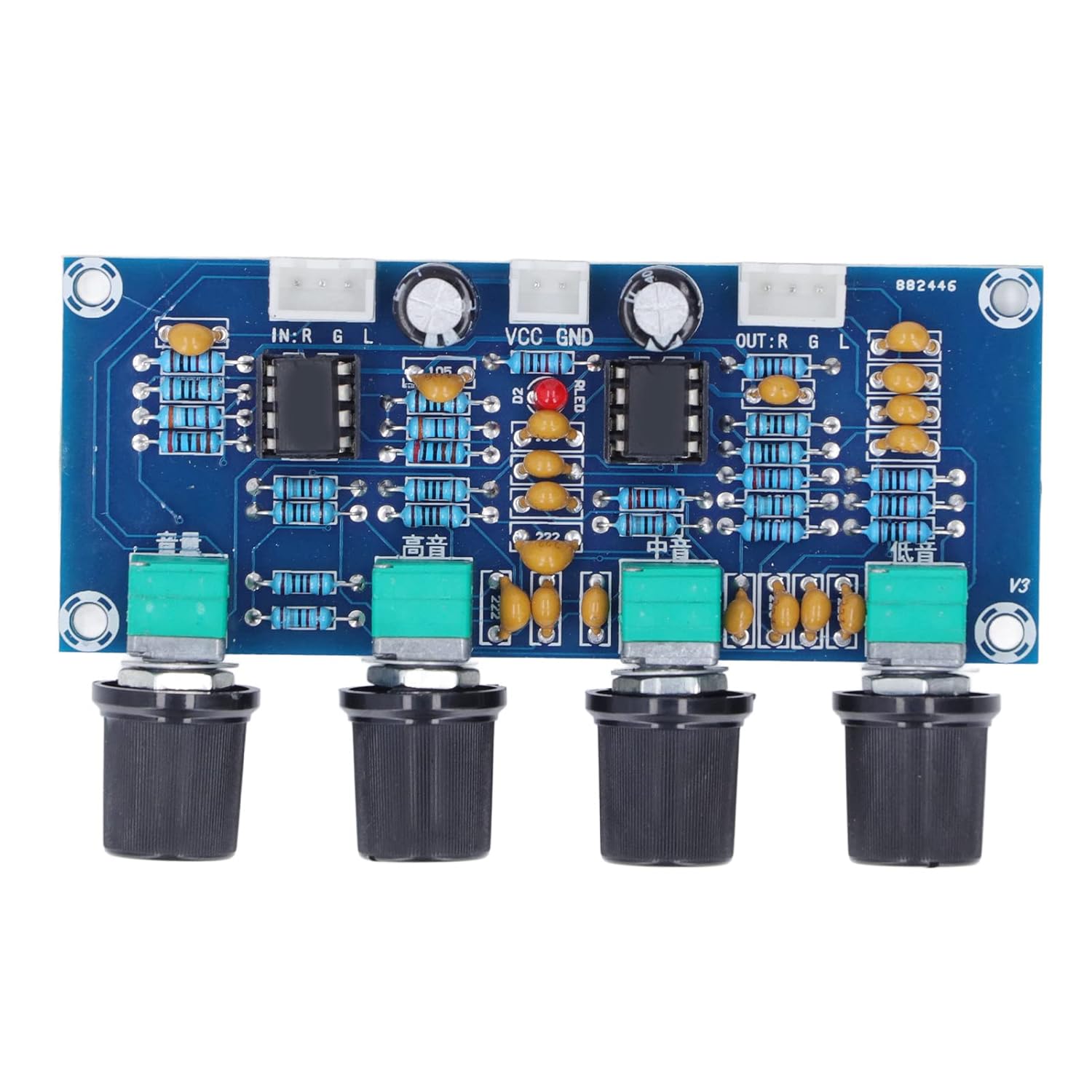 Preamplifier Board, Easy Installation Standard Design Preamp Module 2 ...