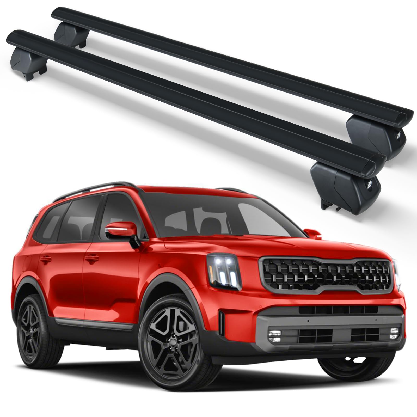 Snapklik.com : YZONA Heavy Duty 350 LBS Roof Rack Cross Bars Compatible