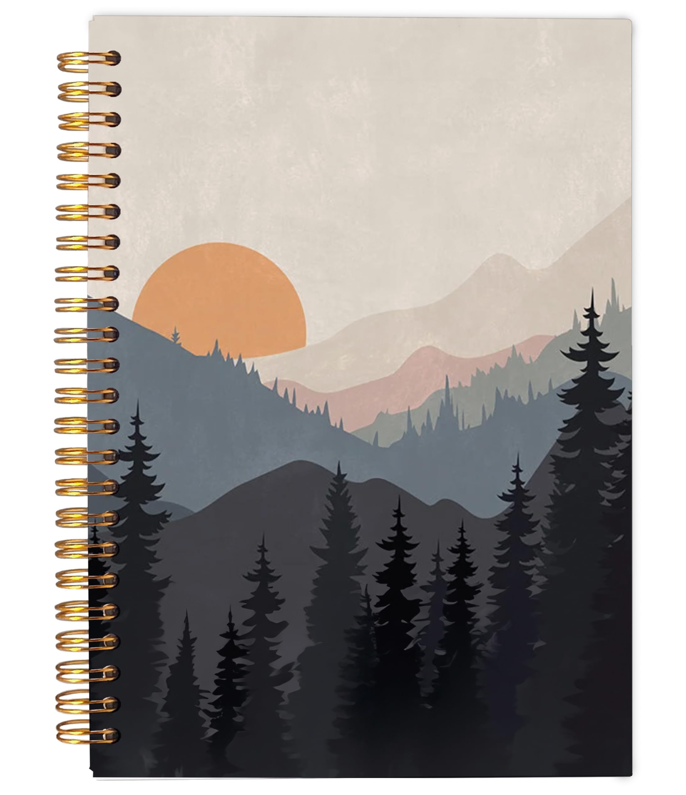 Amazon.com : Ecezatik Boho Notebook Journal, Aesthetic Spiral Notebook ...