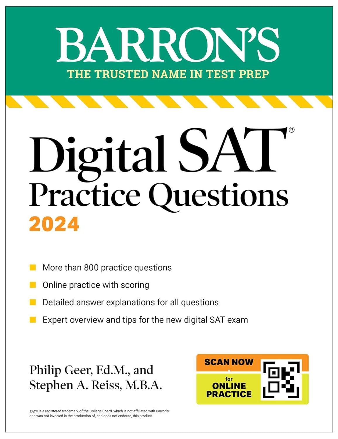 Digital SAT Practice Questions, Fourth Edition: More than 800 Questions ...