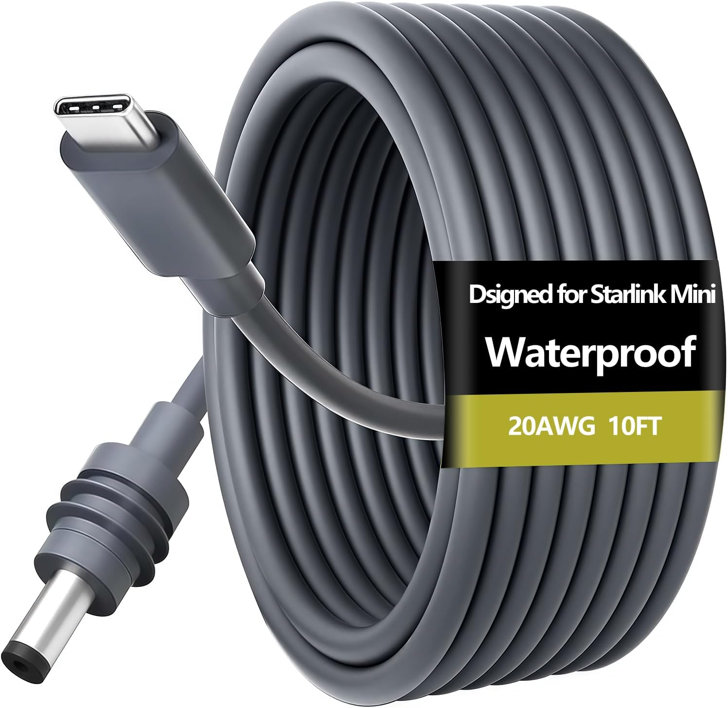 Amazon.com: Starlink Mini USB C to DC Power Cable, 10FT/3M Starlink ...