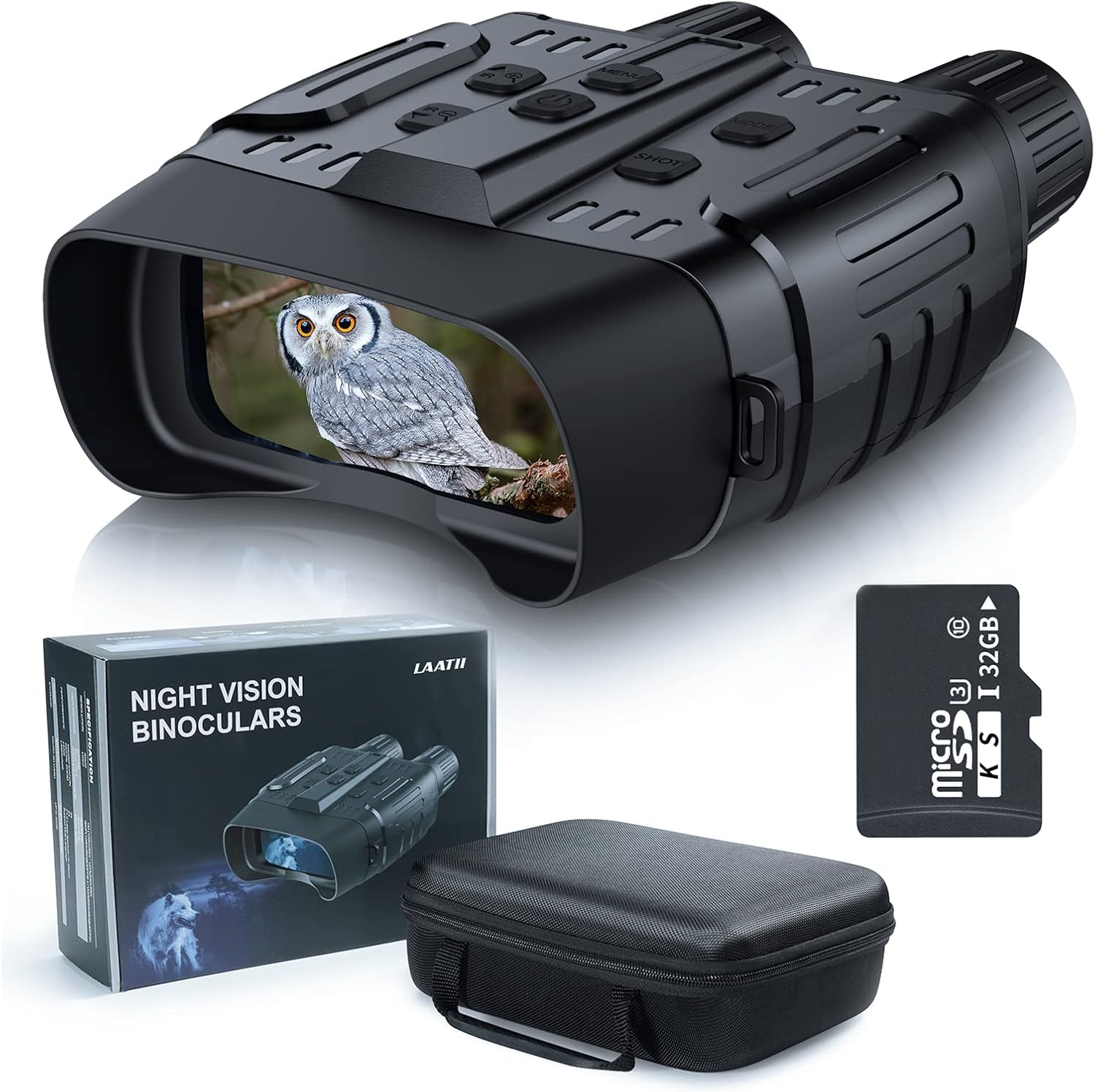 Night Vision Binoculars Goggles for Complete Darkness, Ruaiok Digital ...