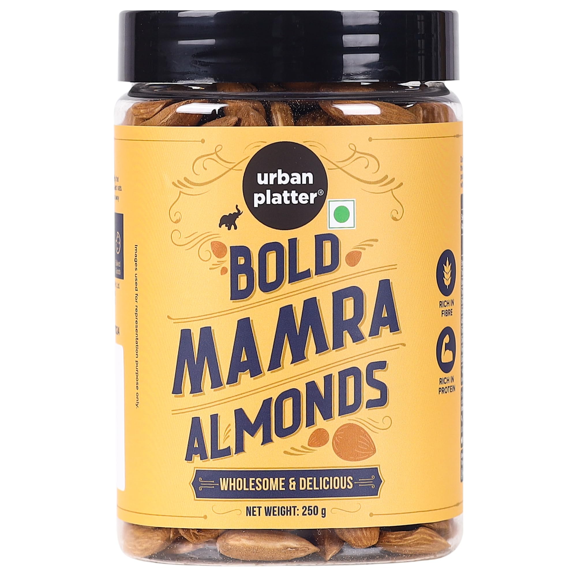 Urban Platter Bold Afghan Mamra Almonds, 250g : Amazon.ca: Grocery ...