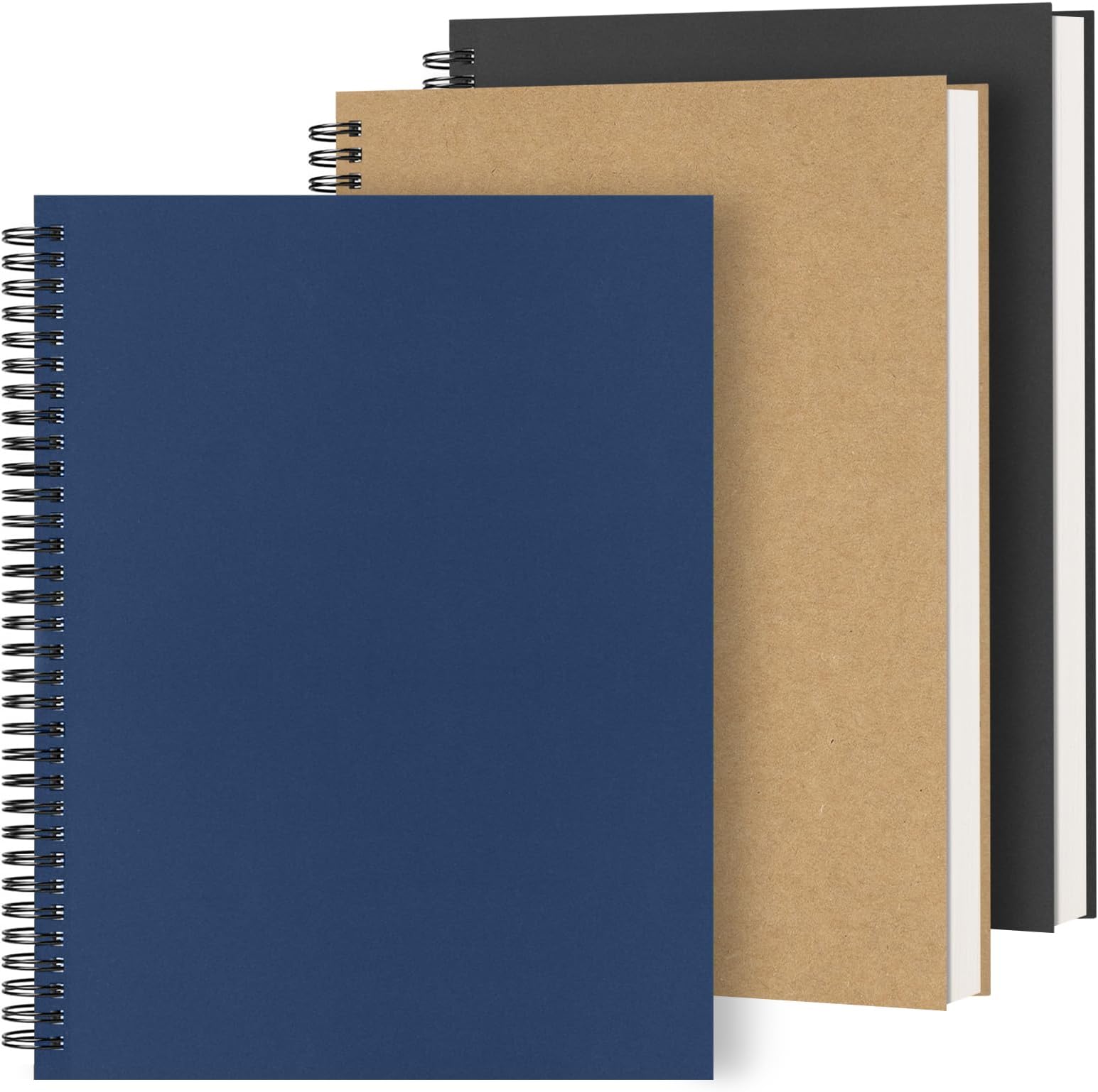 Amazon.com : EOOUT Spiral Notebook, 3 Pack 11" x 8.5" College Ruled ...