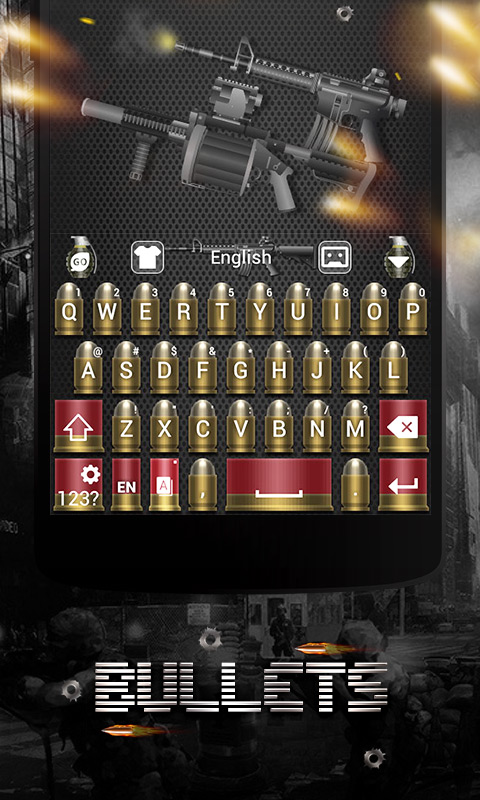Bullets Keyboard Theme &Emoji - App on the Amazon Appstore
