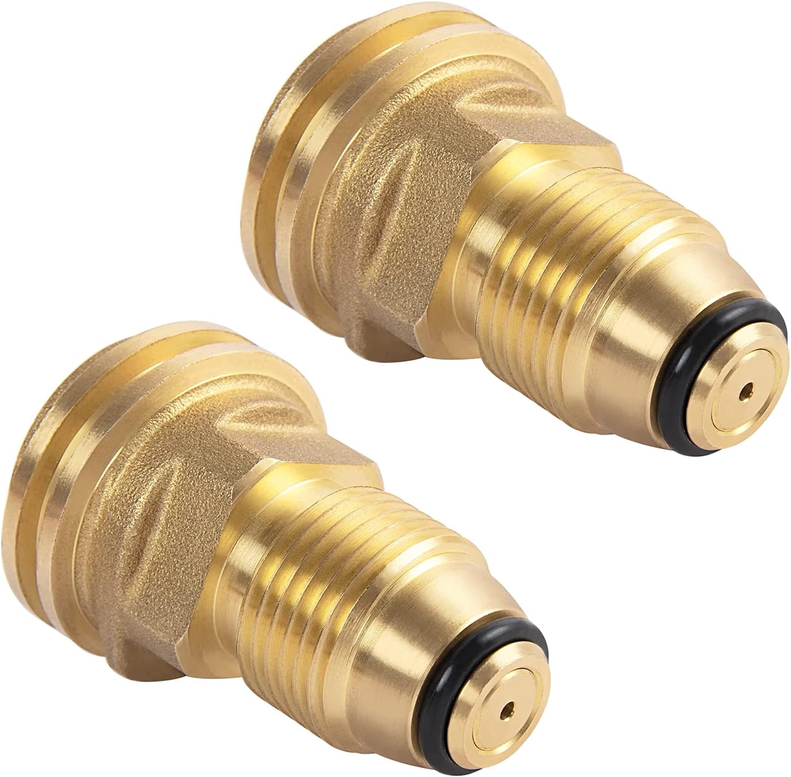 Amazon.com : Hooshing Soft Nose POL Propane Gas Fitting with 1/4" NPT ...