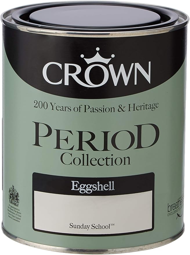 Crown Retail Period Eggshell Sunday School 0.75 L : Amazon.co.uk: DIY ...
