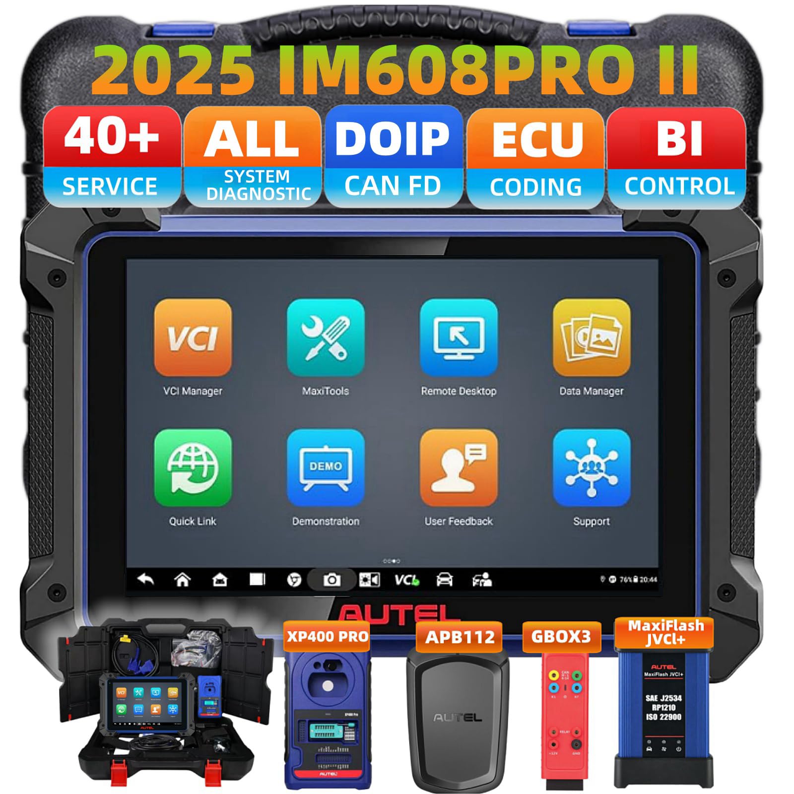 Autelmaxiim Im608 Pro 2 Scanner Im608 Pro Ii Automotive Diagnostic ...