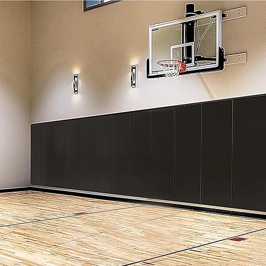 Amazon.com : 60/72 x20/24 Inch Premium Gym Wall Padding with 6 Pair ...