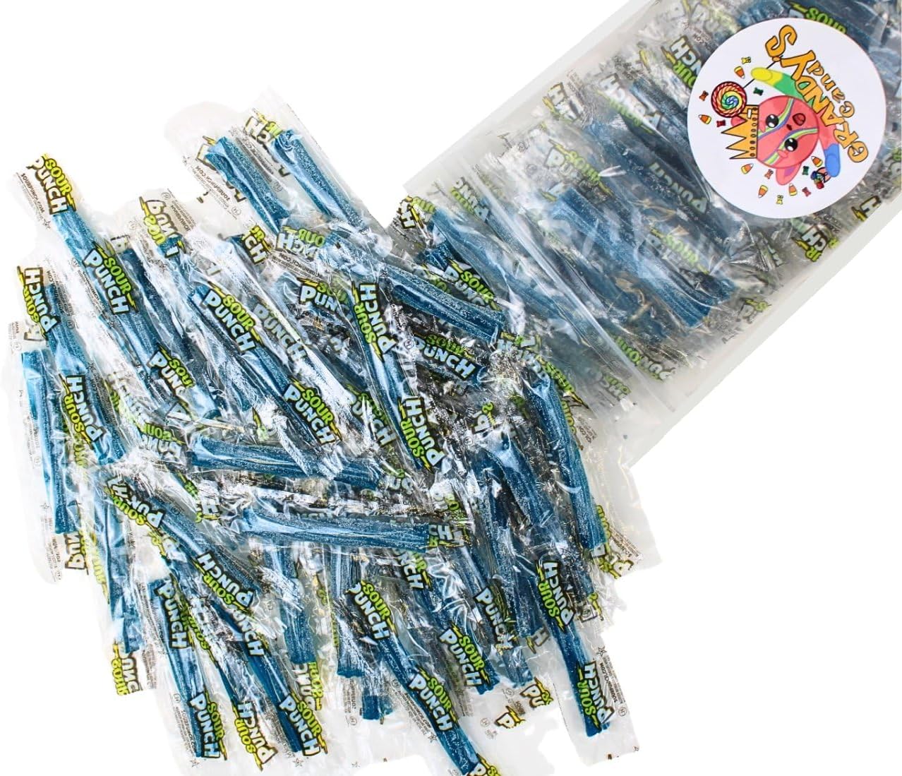 Amazon.com : Grandys Candys Sour Punch Twists - Individually Sorted ...