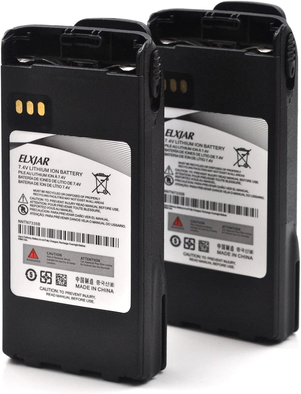 Amazon.com: hflexgrad (2-Pack) 7.4V 2600mAh Li-ion Battery Replacement ...