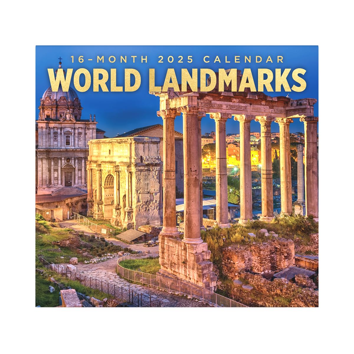 Snapklik.com : World Landmarks 2025 Full Size Wall Calendar For Planning