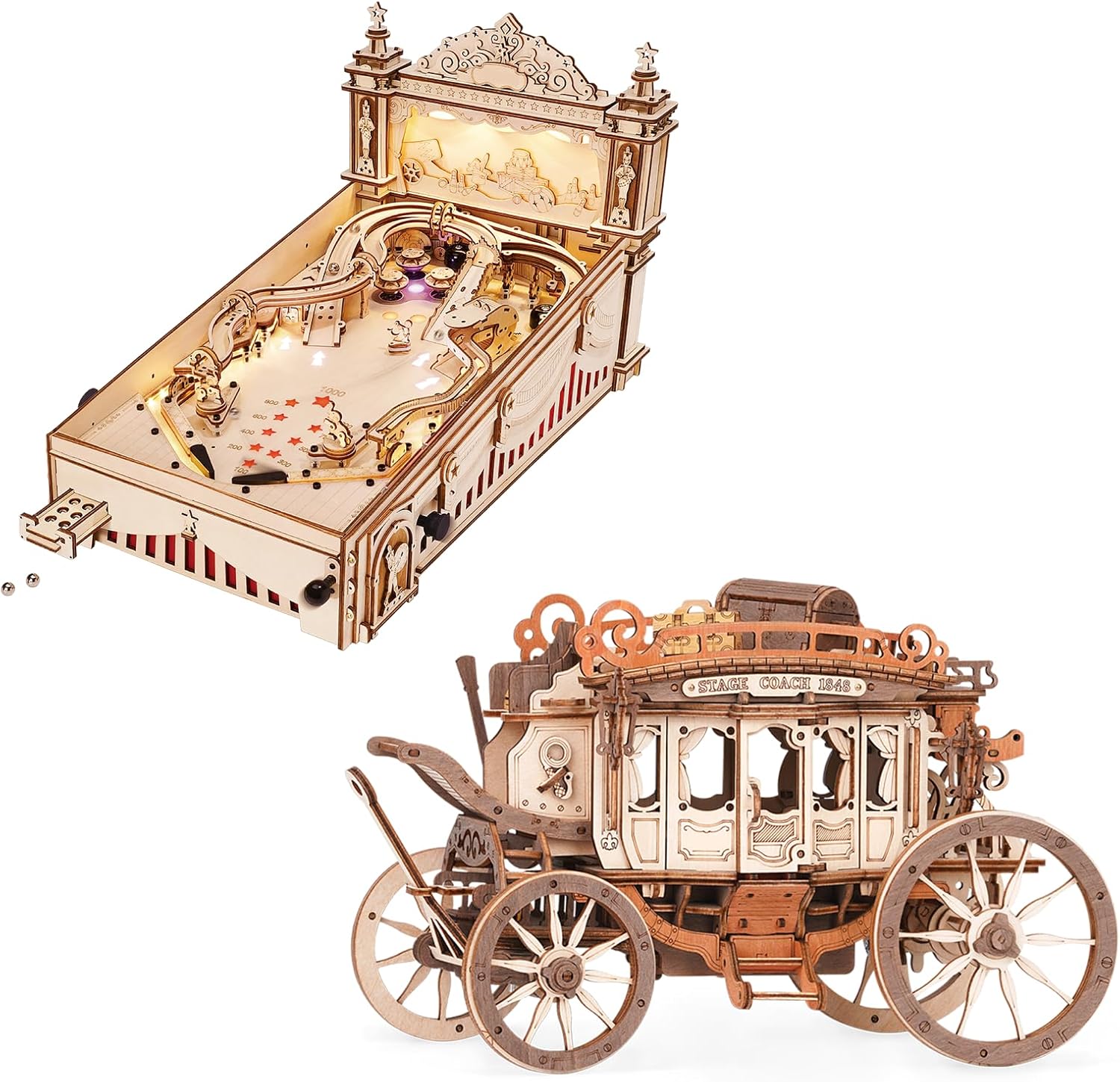 Amazon.com: Wowood 3D Wooden Puzzles for Adults, 3D Puzzle Models for ...