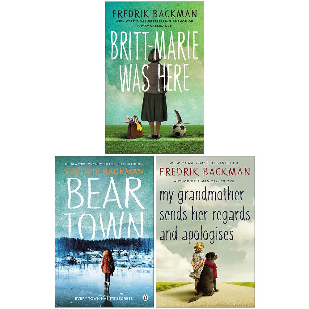 Fredrik Backman Collection 3 Books Set (Britt-Marie Was Here, Beartown ...