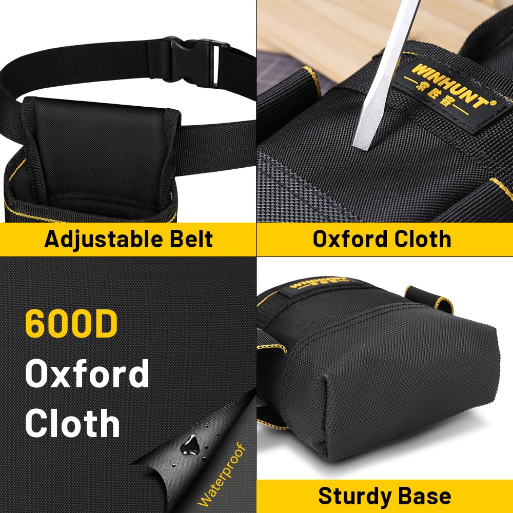 Snapklik.com : WINHUNT Tool Belt Pouch, 8 Pockets, 47inch Adjustable ...