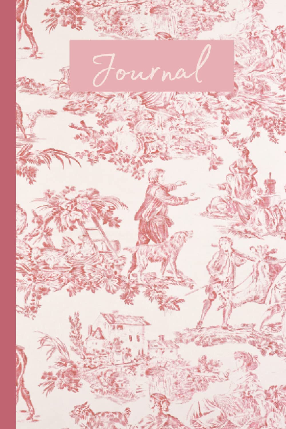 Elegant French Countryside Toile Journal Notebook: Vintage French Style ...