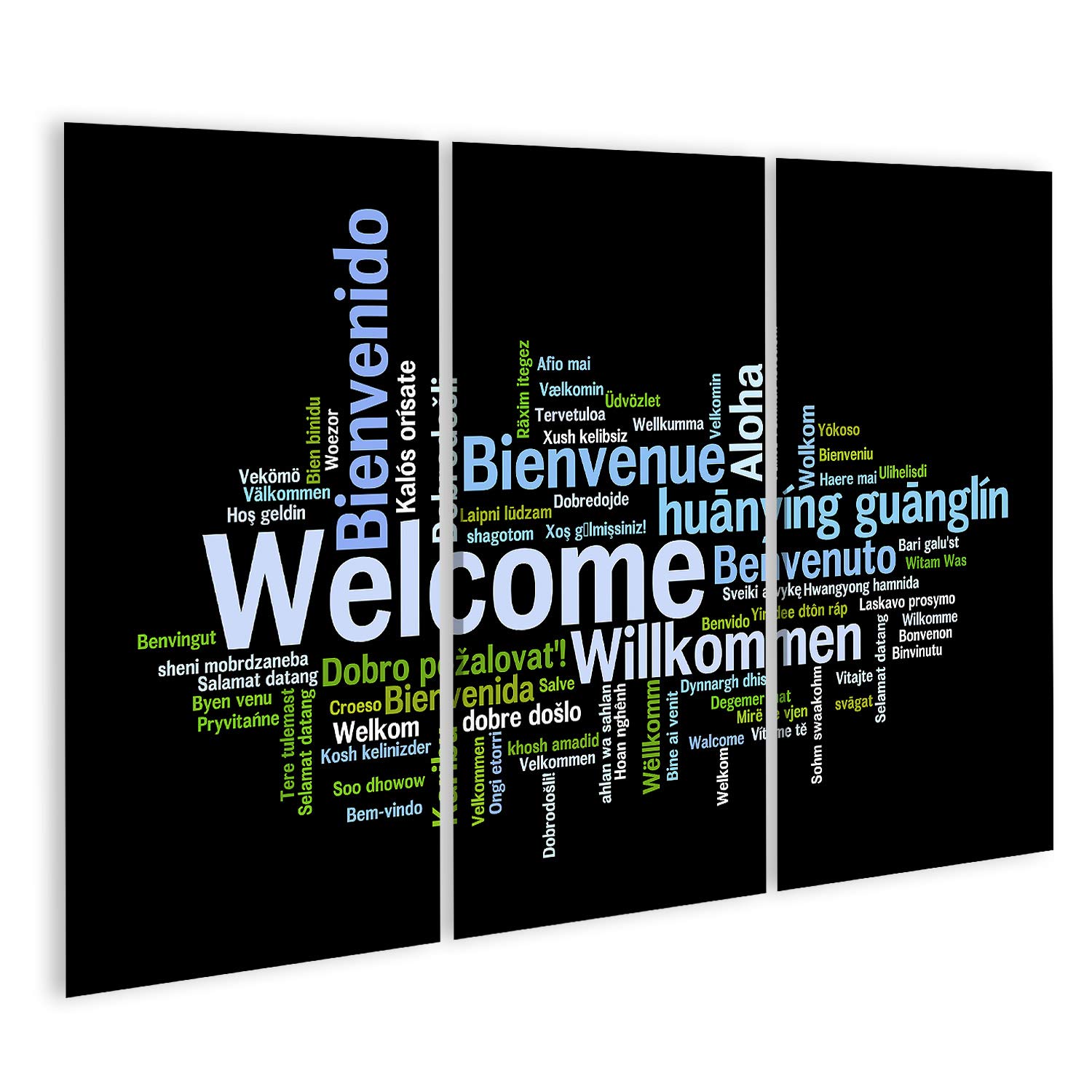 Affiche De Bienvenue En Différentes Langues