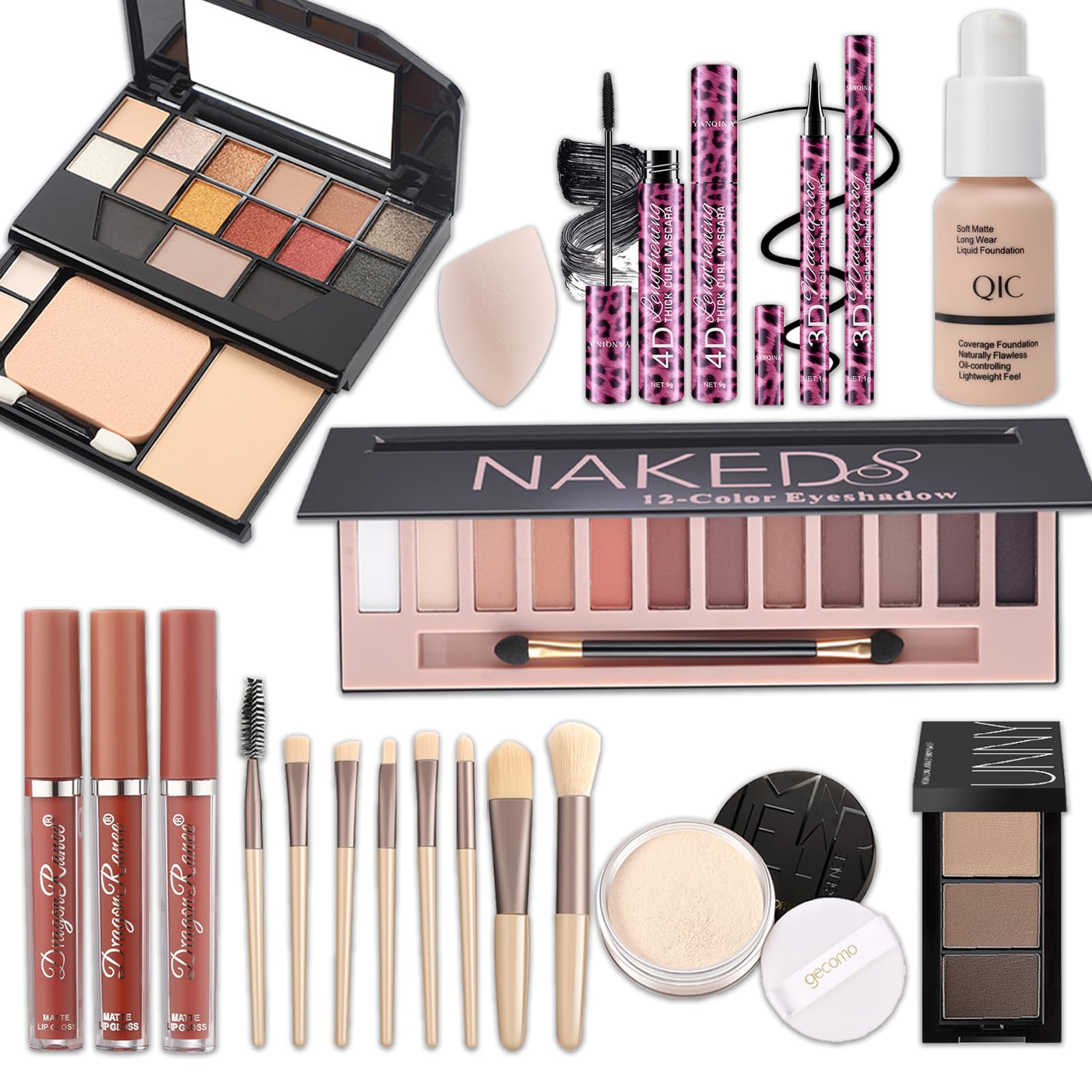Shefave Makeup Sets for Women All in One Make Up Kit - Full Makeup Sets ...