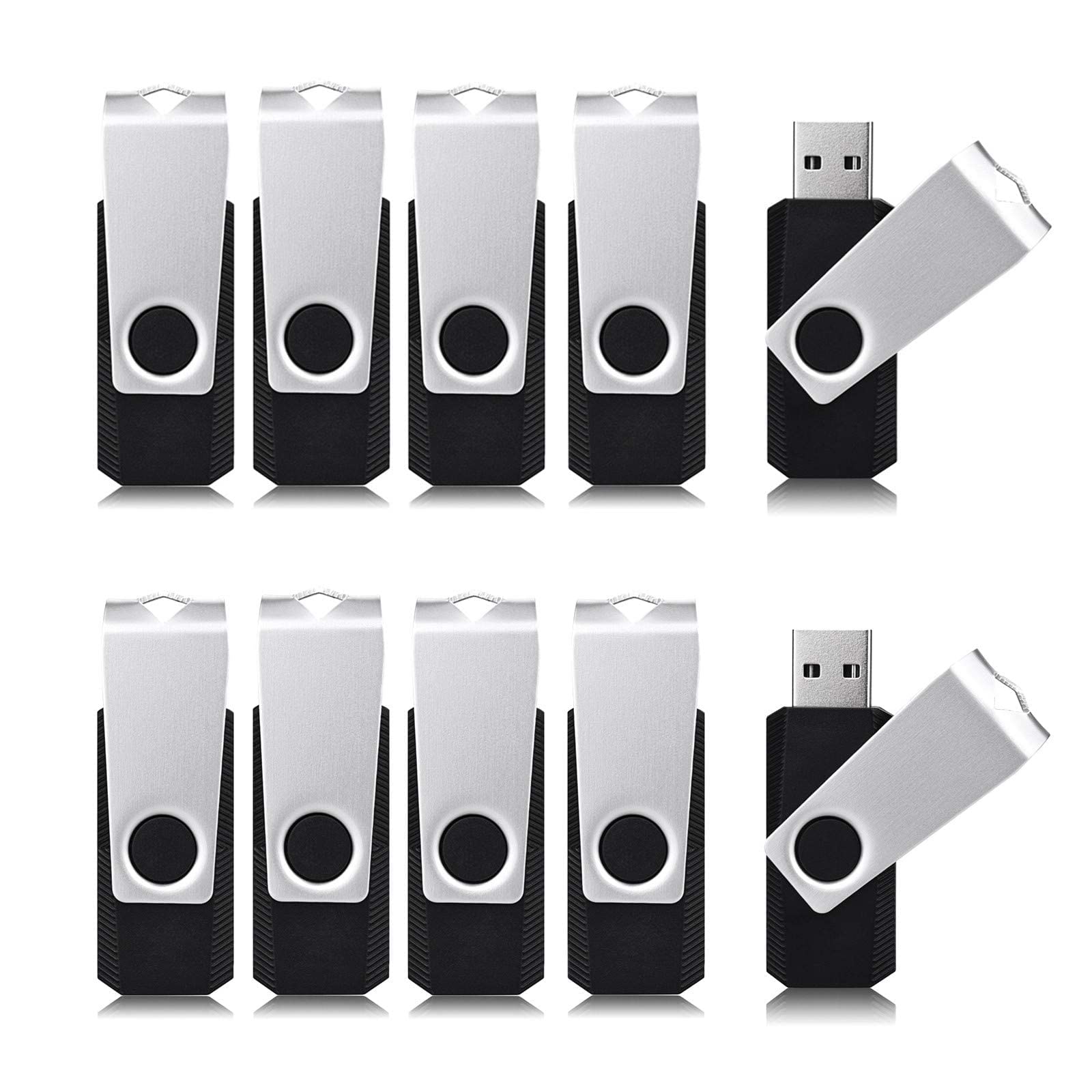 Amazon.com: Aiibe 64GB Flash Drive 50 Pack USB Flash Drive 64GB USB ...