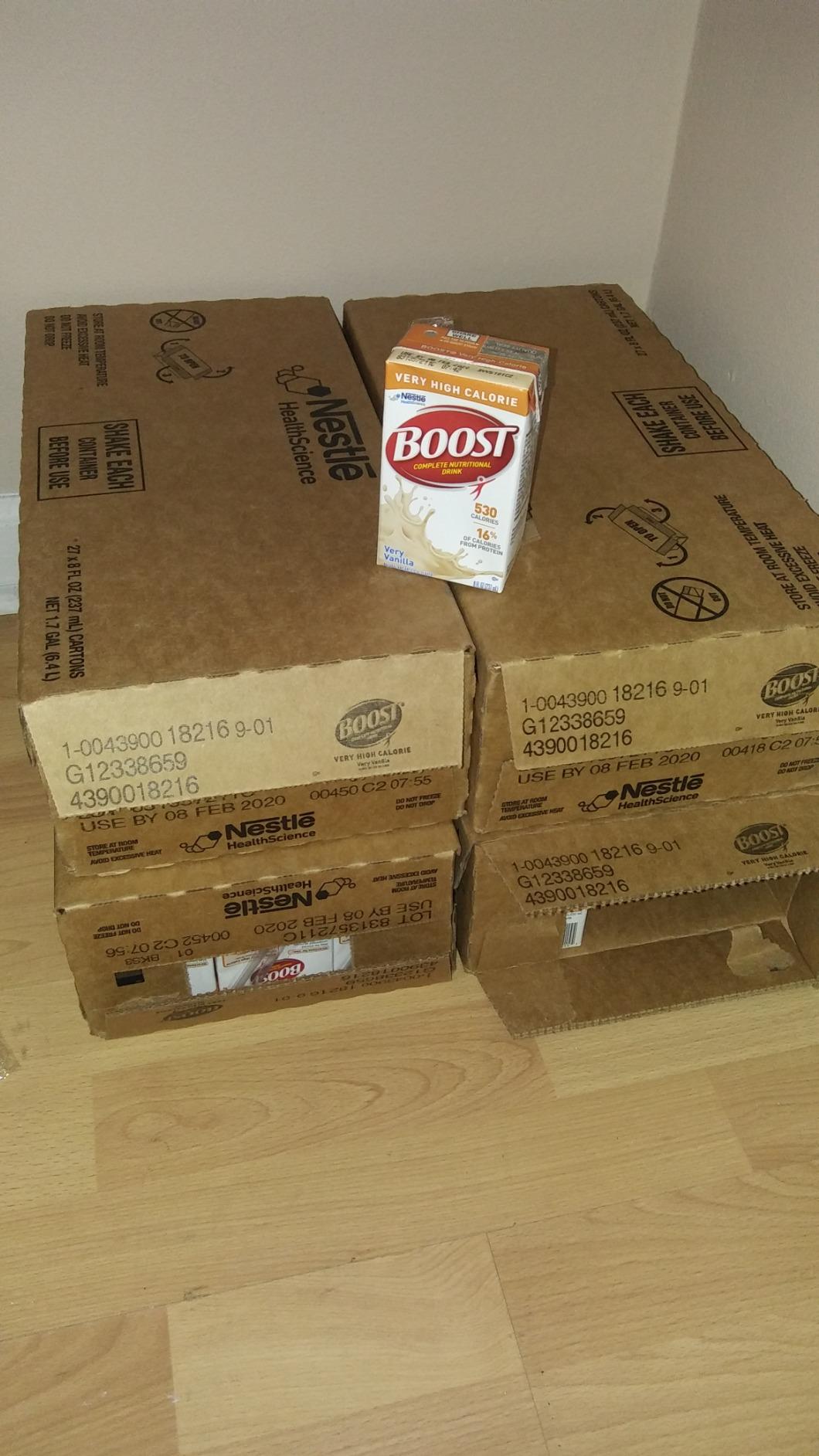 Amazon.com: Boost VHC - 4 Case Special - Vanilla, Very High Calorie 8 ...