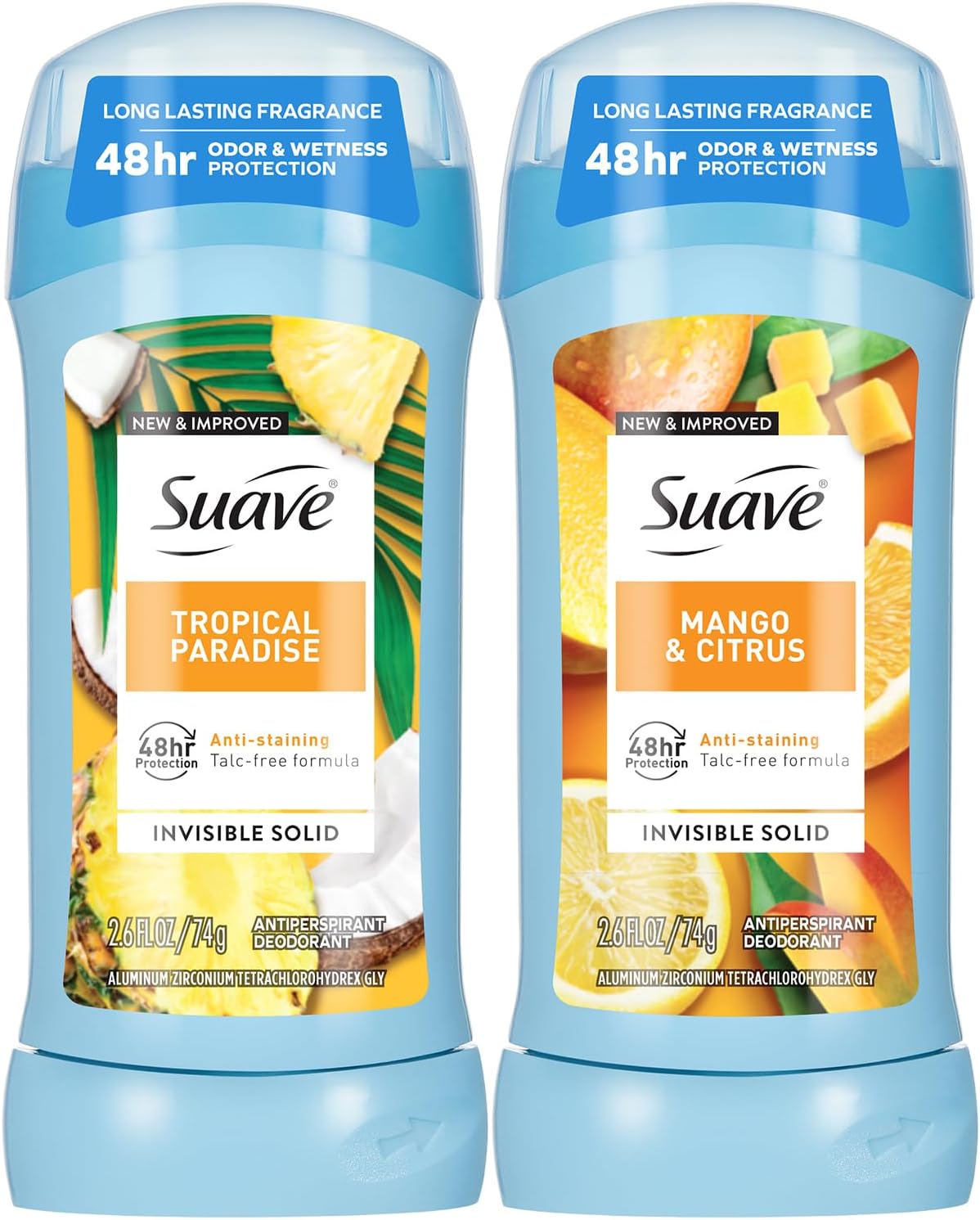 Amazon.com : Suave Antiperspirant Deodorant for Women, Tropical ...