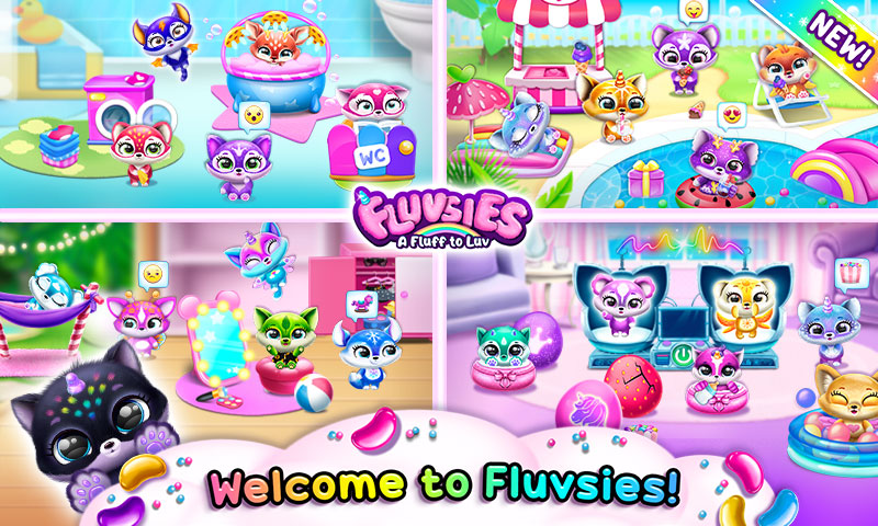 Fluvsies - A Fluff to Luv! Cute & Fluffy Pets for Kids:Amazon.com ...
