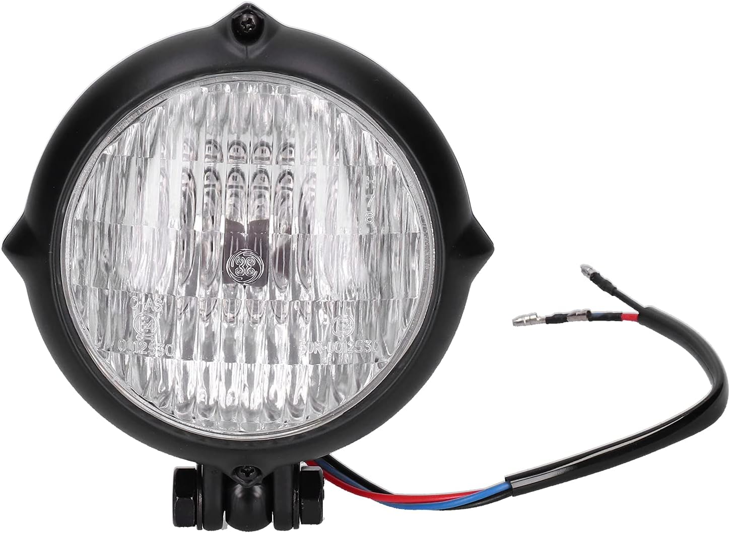 Universal 4in LED Headlamp Round Angel Eyes, LED Super Light Bicycle ...