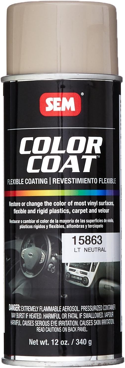 Amazon.com: SEM 15863 Lite Neutral Color Coat - 12 fl. oz. : Automotive