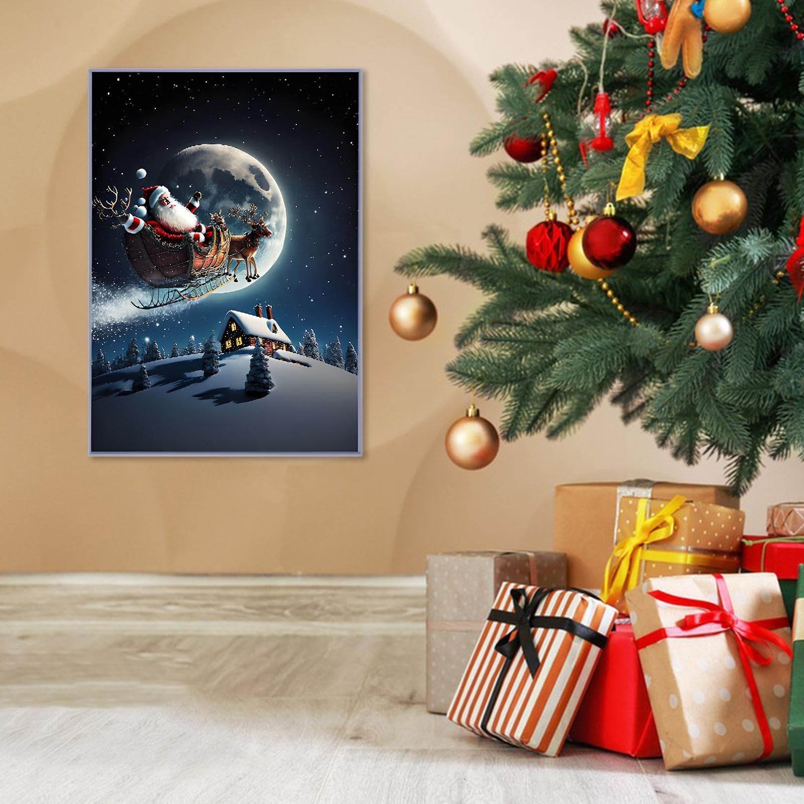 Paintings With Led Christmas Lights Christmas Light Painting,Light Up