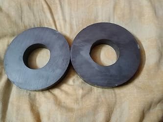 SSEA Super Big Magnets OD 90mm x ID 36x15mm Thick (Pack of 2) Round ...