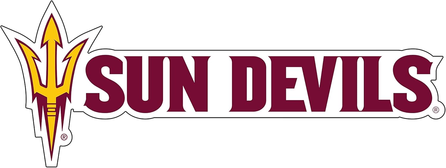 Amazon.com: Craftique Arizona State Sun Devils Decal (Pitchfork Sun ...