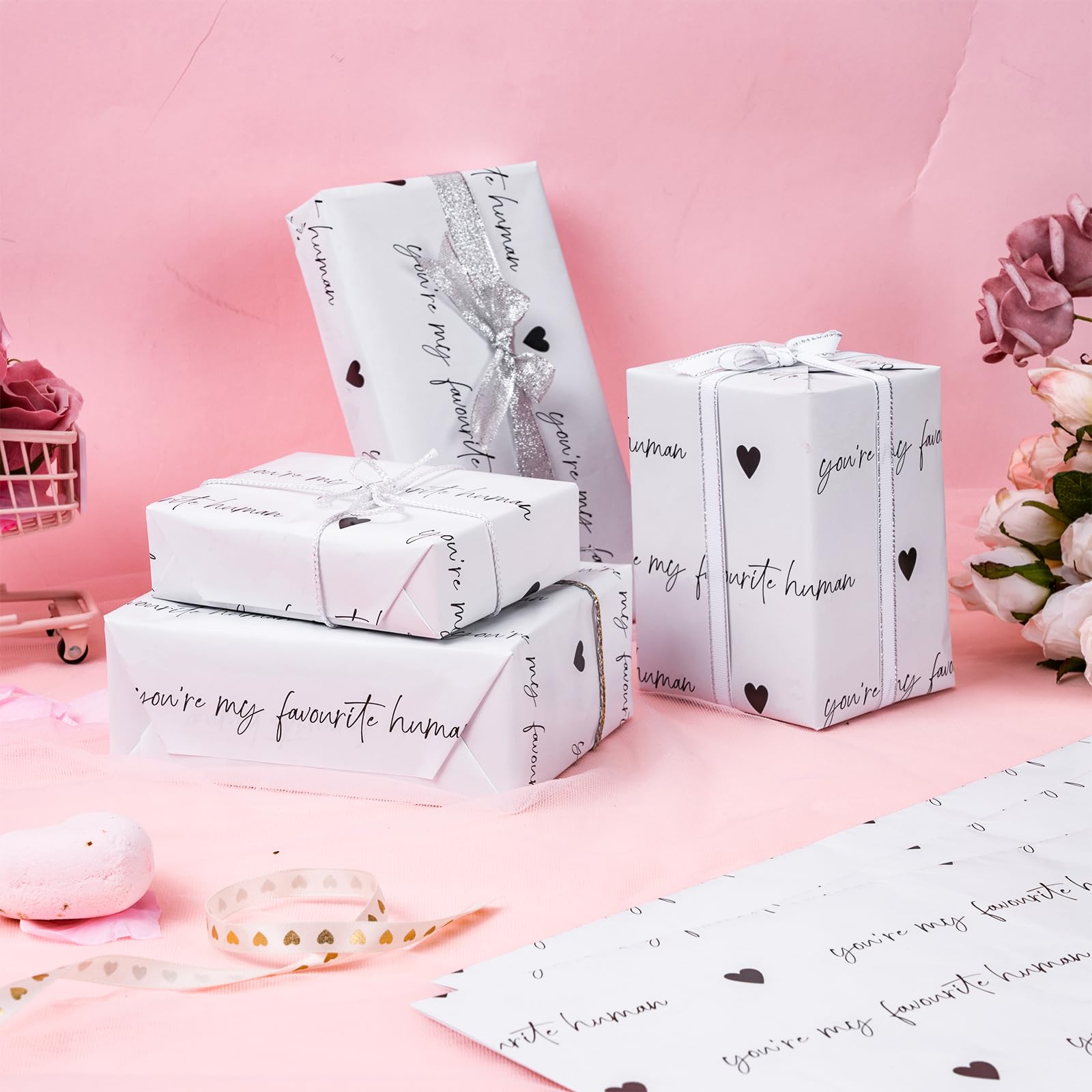 Snapklik.com : WRAPAHOLIC Valentines Day Wrapping Paper Sheet - 6 ...