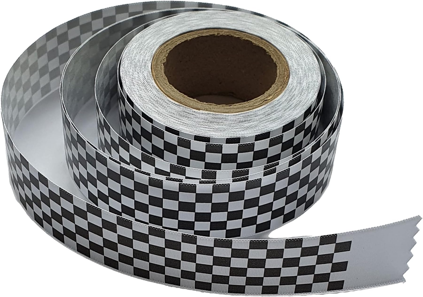 Chequered Flag Racing Police Ribbon 25mmx 3 Metres : Amazon.co.uk: Home ...
