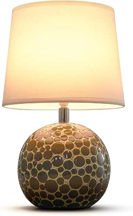 Cordless Rechargeable Ceramic Table Lamp – Battery Operated Light with ...