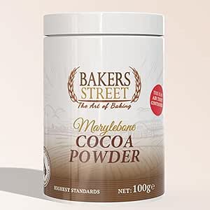 Bakers Street Alkalized Dutch Cocoa Powder 100g Tub – Rich Chocolate ...