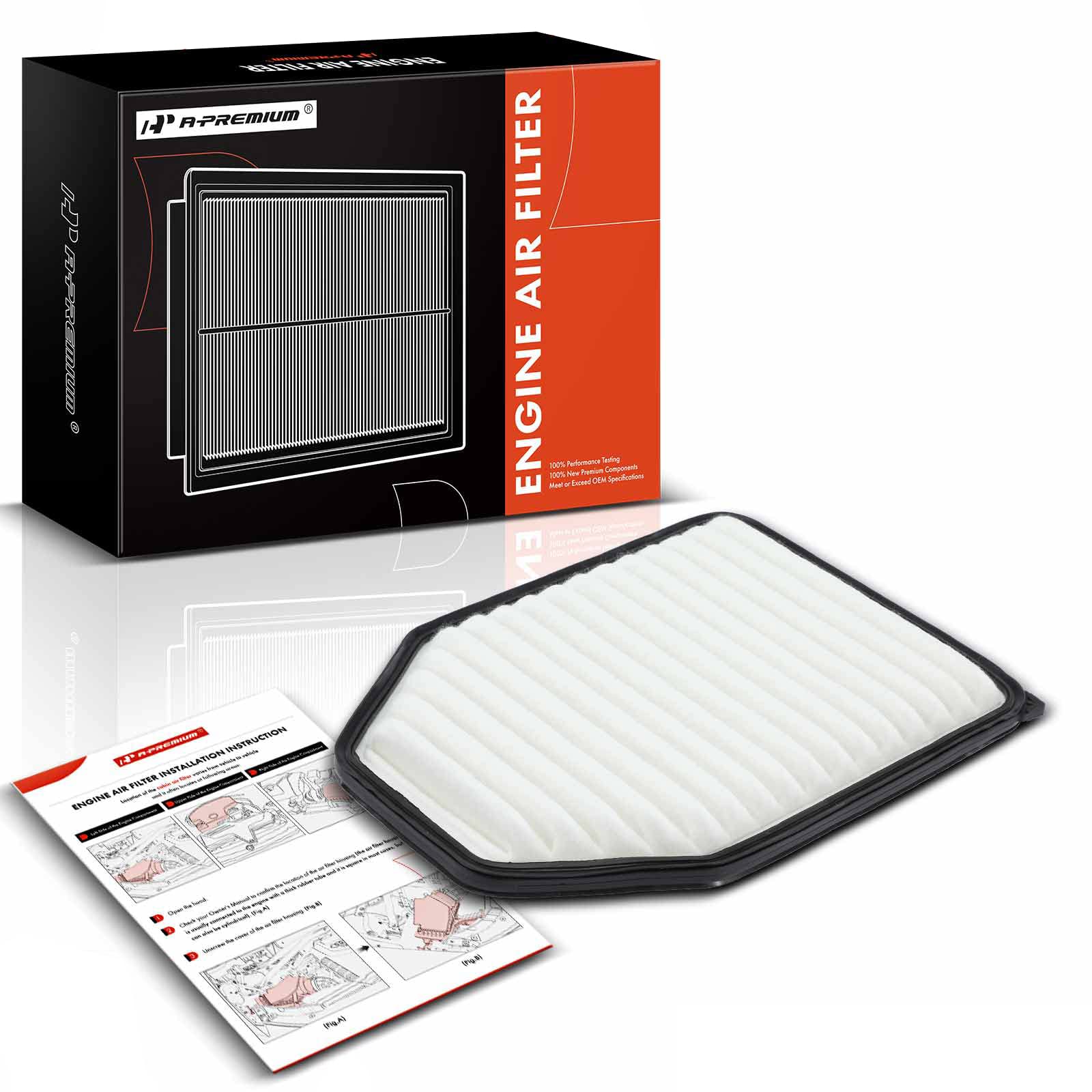 Amazon.com: A-Premium Engine Air Filter Compatible with Jeep Vehicles ...
