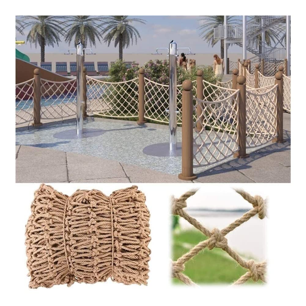 Buy AIIOW Climbing Safety Nets for Kids Cargo Net Rope Ladder Hemp ...