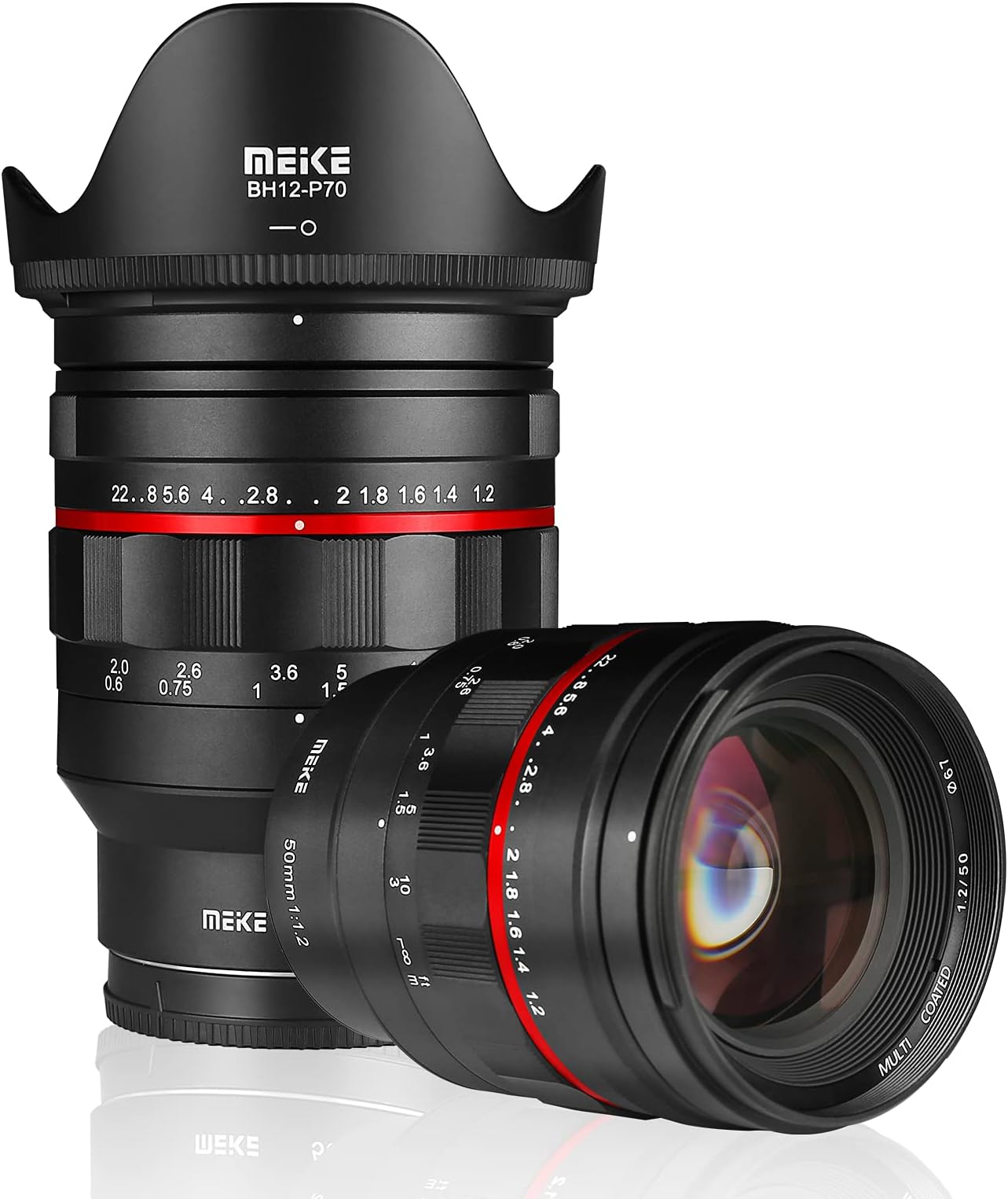 Amazon.com : Meike MK-50mm F1.2 Large Aperture Manual Focus Fixed Lens ...