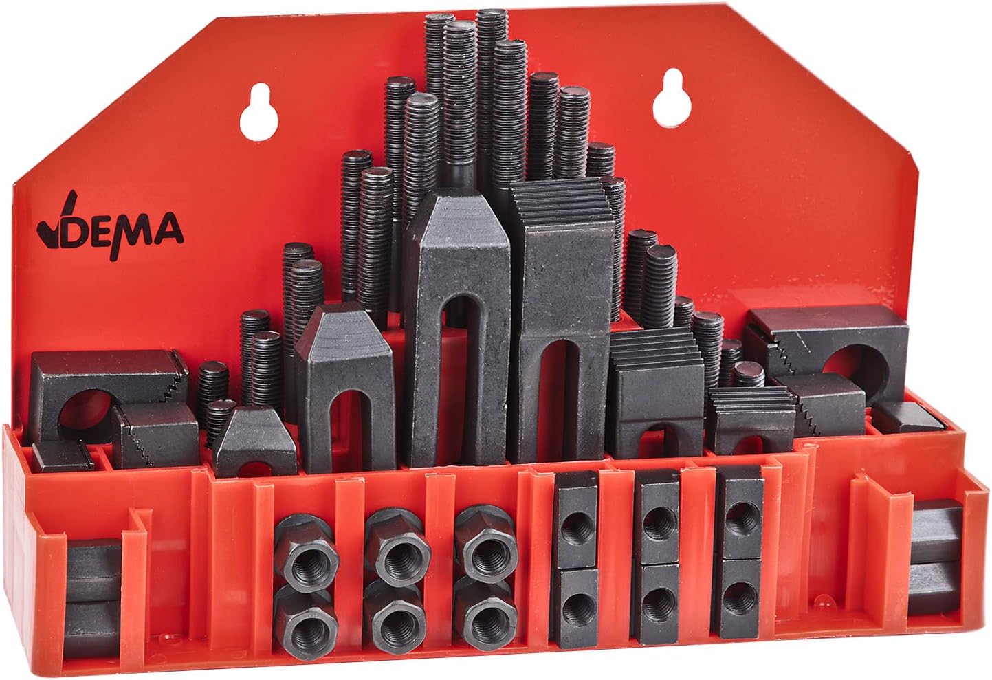 Spannwerkzeug Sortiment Set M12 58-tlg. Stiftschrauben Stufenblöcke ...