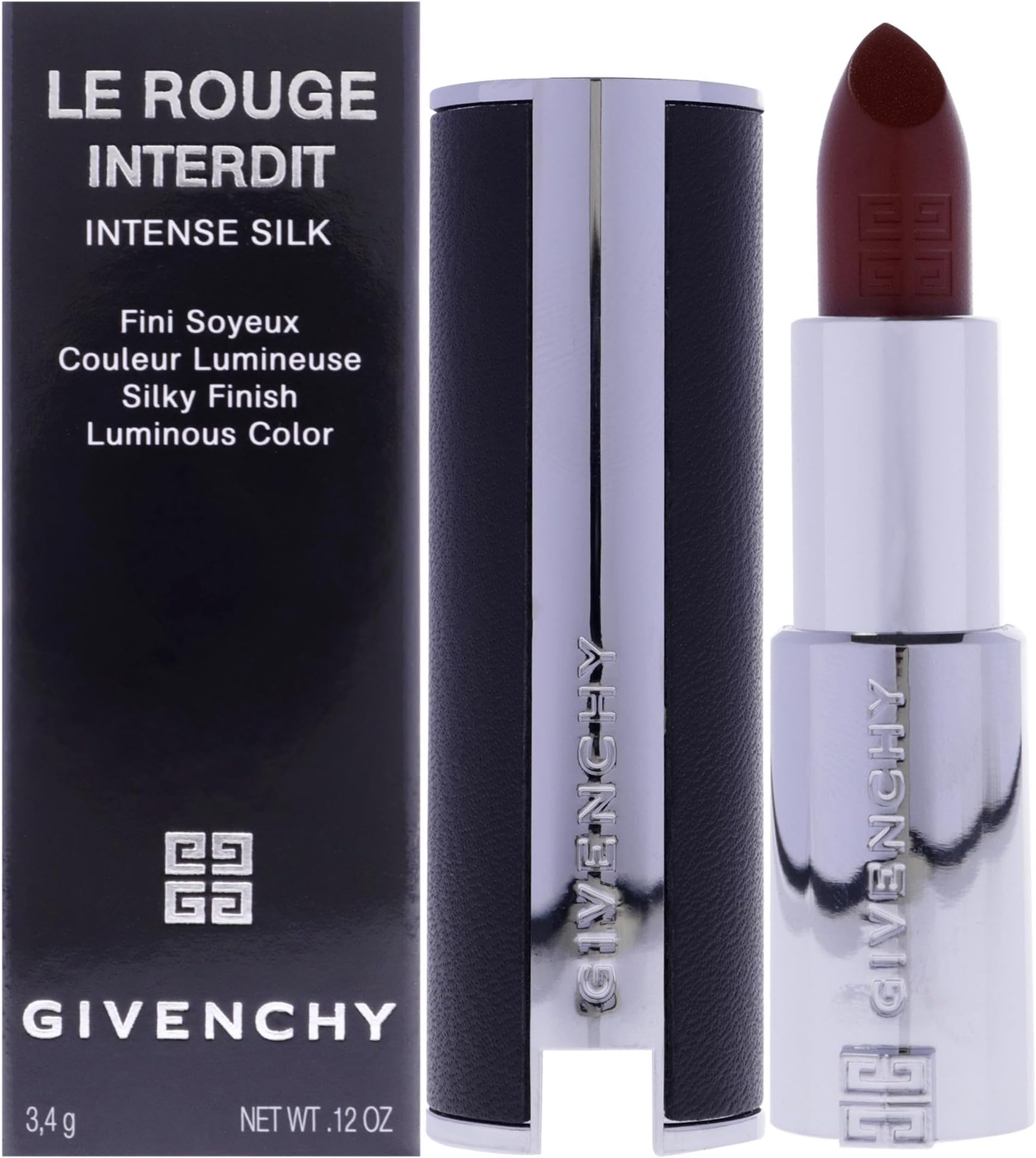 Amazon.com: Givenchy Le Rouge Interdit Intense Silk Lipstick - N319 ...