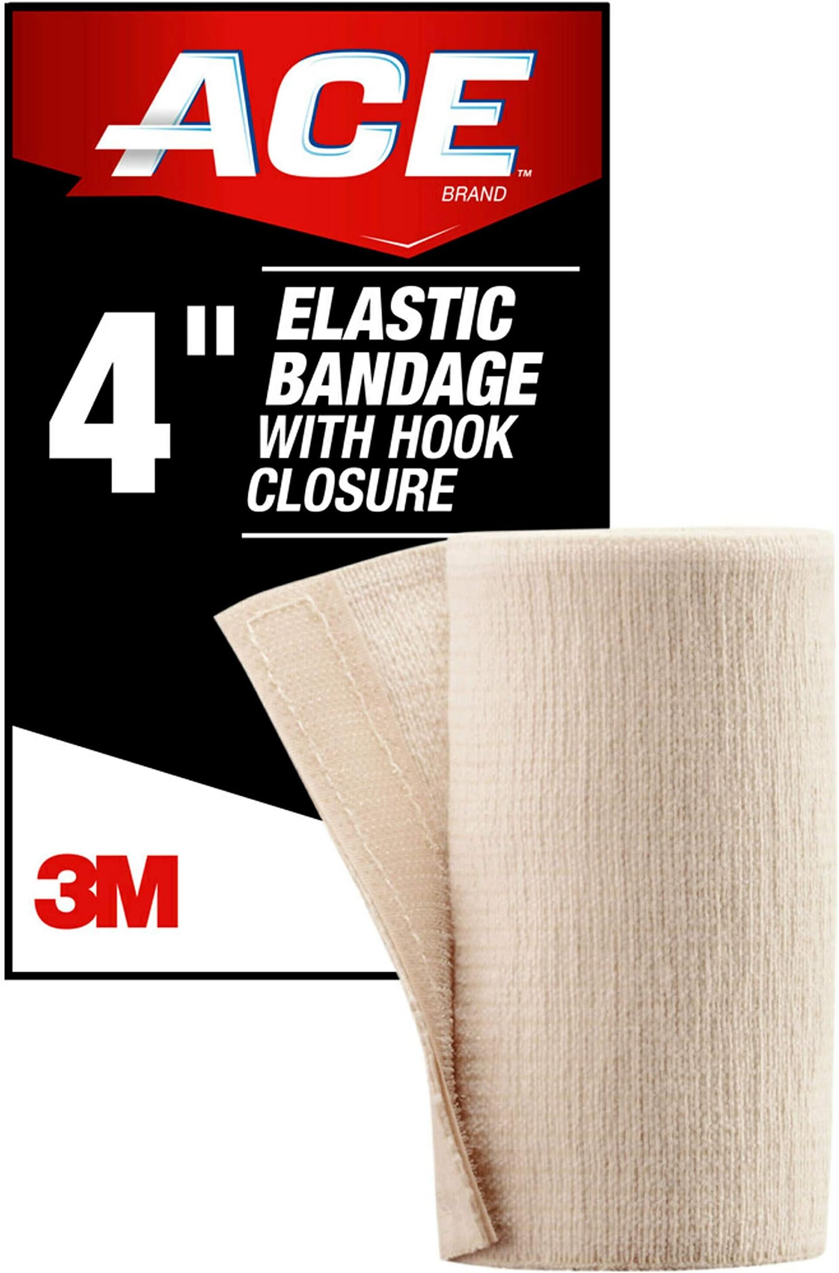 Amazon.com: ACE Elastic Bandage with Hook Closure, 4 Inches 1 ea ...