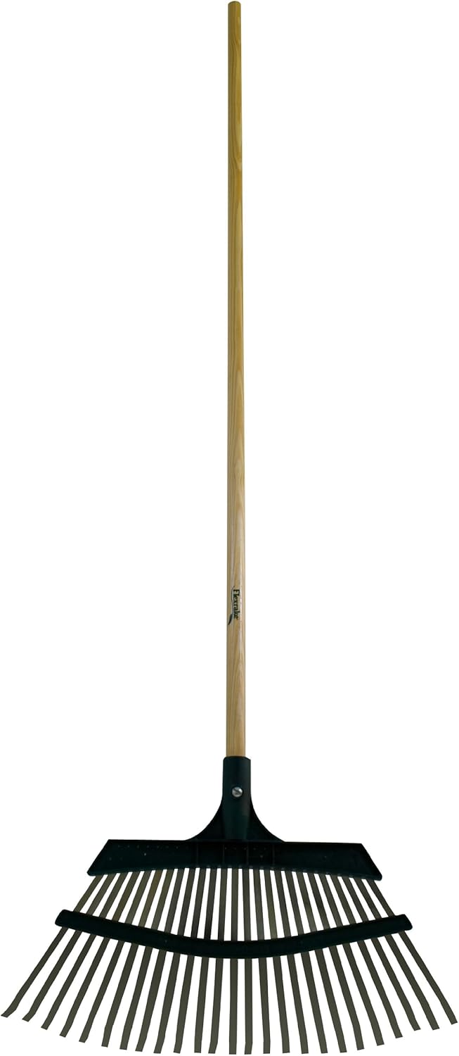 Amazon.com : Flexrake 9W Lawn Rake 20-Inch Metal/Poly Head with 48-Inch ...
