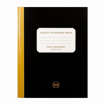 LSB Holy Bible New Testament, Workbook Edition with Full NT Text ...