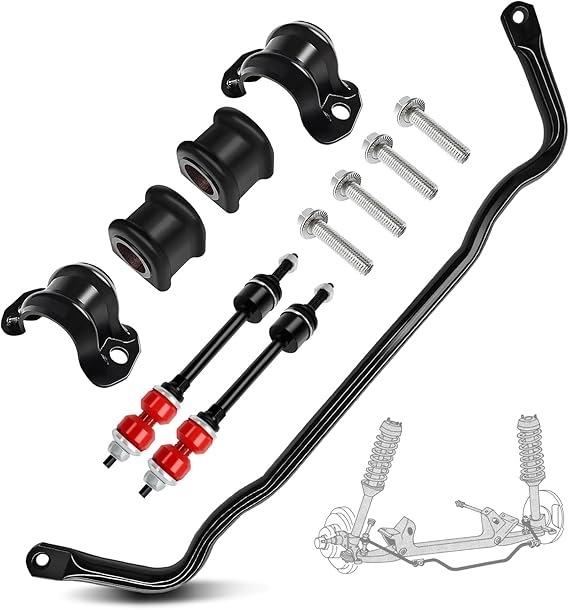 Amazon.com: Jkorkm 55398938AC Front Suspension Stabilizer Bar & K80894 ...