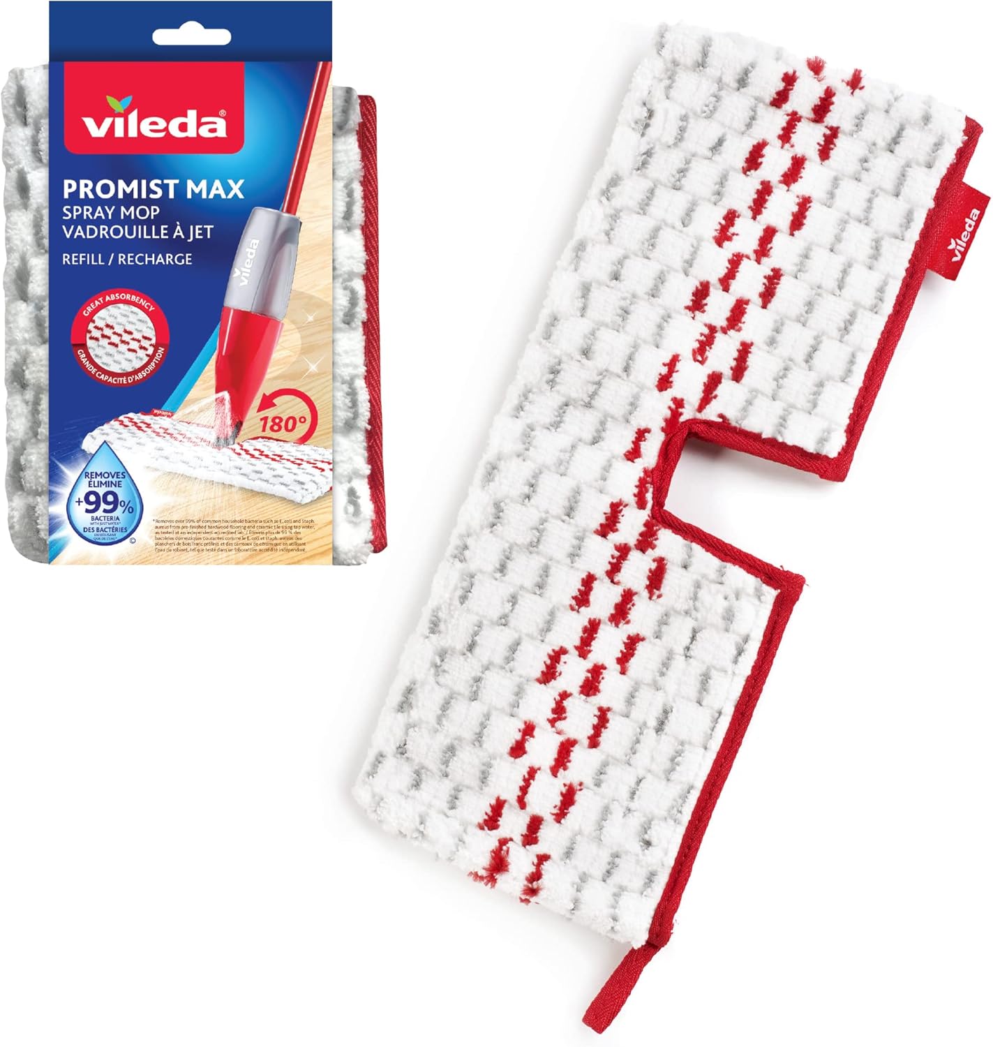 Vileda ProMist MAX Mop Microfibre Refill (1 Pack) : Amazon.ca: Health ...