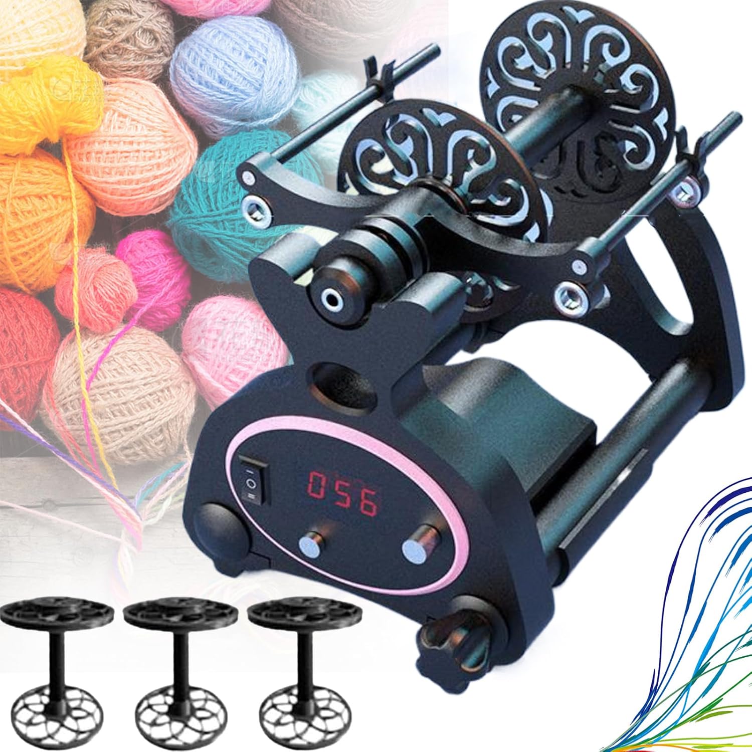 Amazon.com: Electric Spinning Wheel, Household Automatic Yarn Winding ...