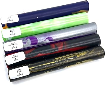 Amazon.com: Pen Kit Mall - 2 Color Acrylic Round Pen Blanks - 3/4 x 3/4 ...